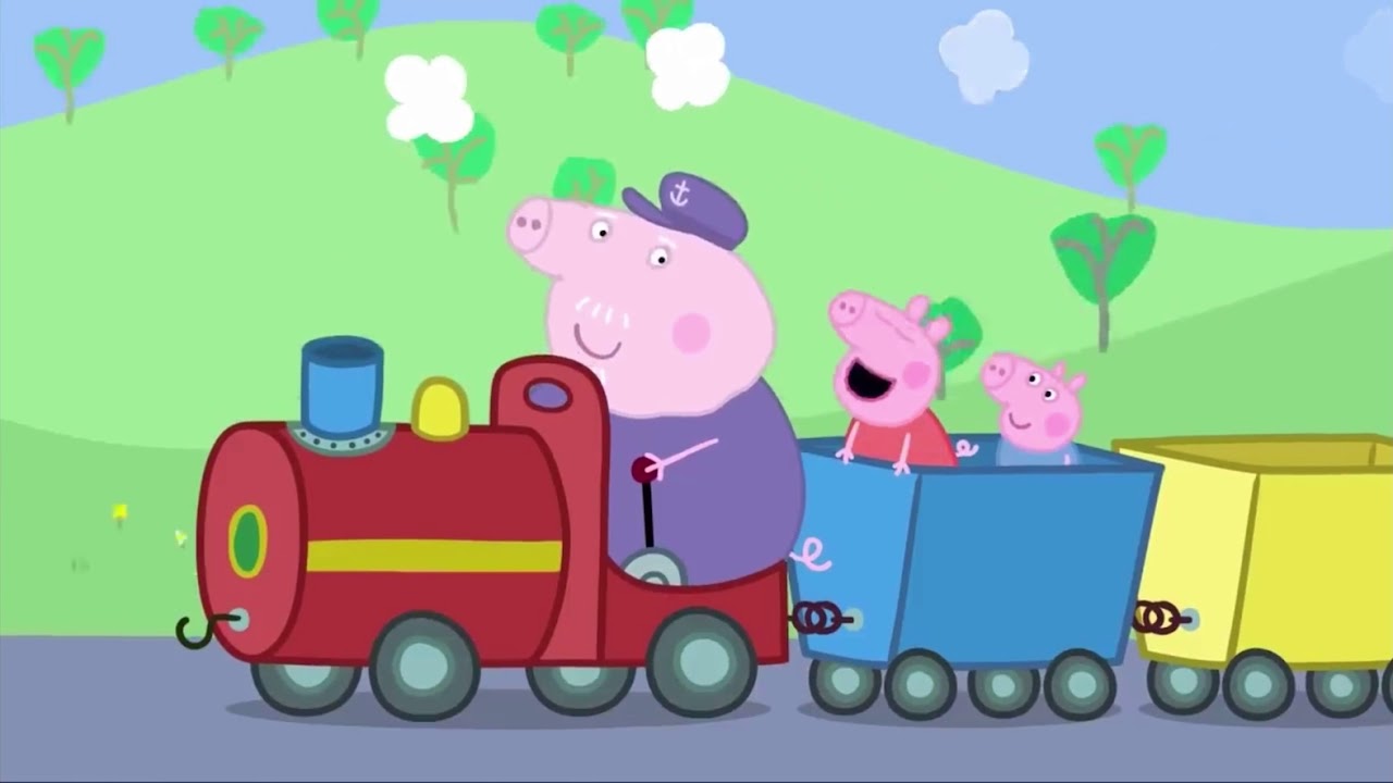 TRENINO DEL NONNO PEPPA PIG #trenoperbambini #perbambini #peppapig # ...