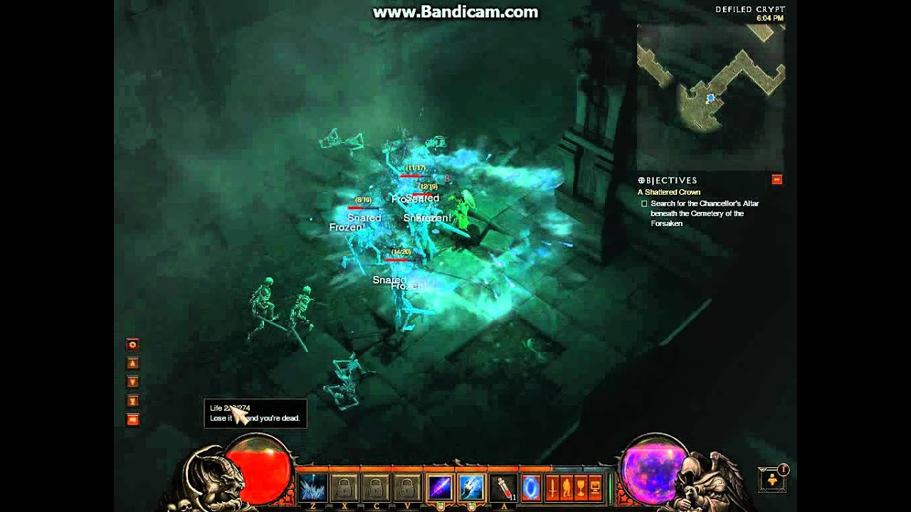 Let's Play Diablo III - A Shattered Crown & The Defiled Crypt - YouTube