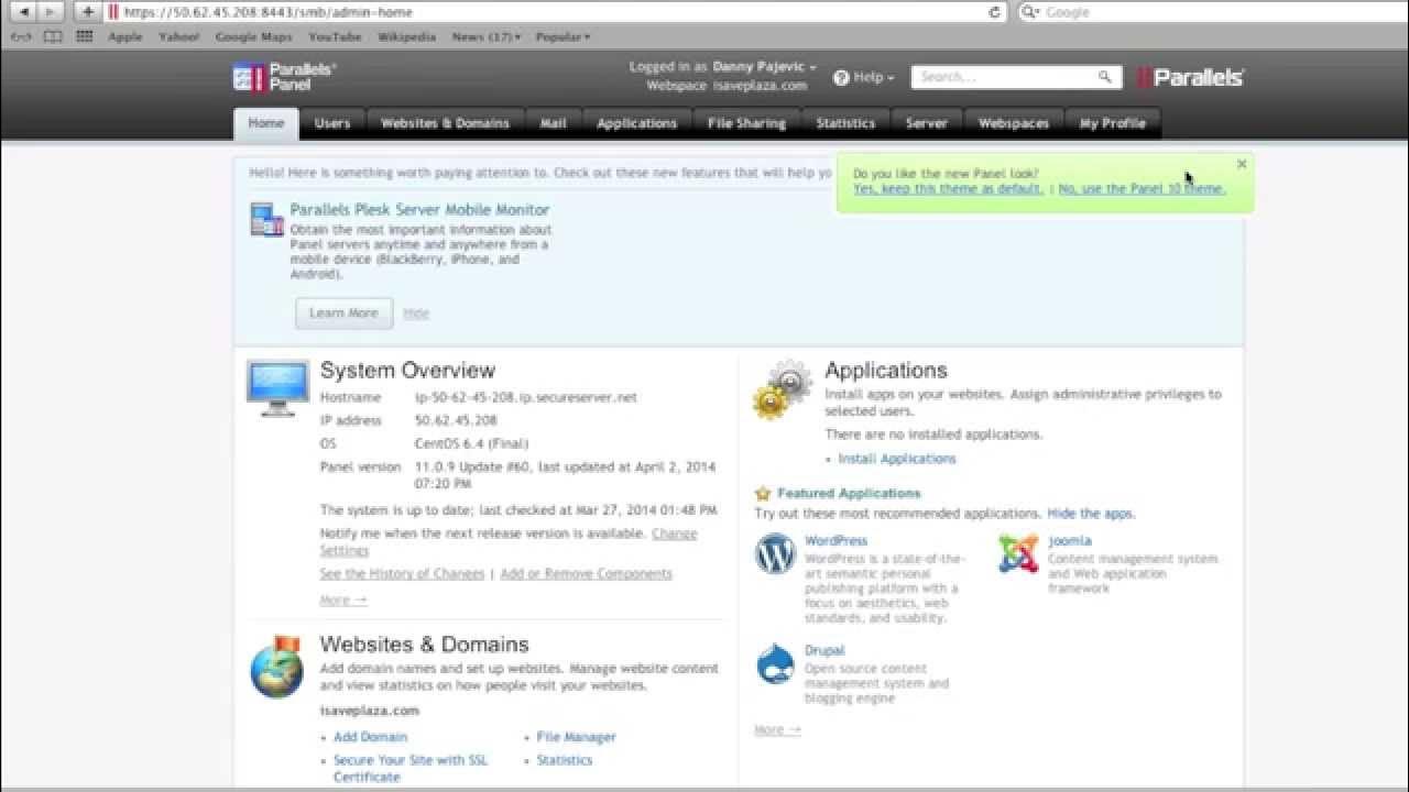 How to Create MySQL Databases in Parallels Plesk - YouTube