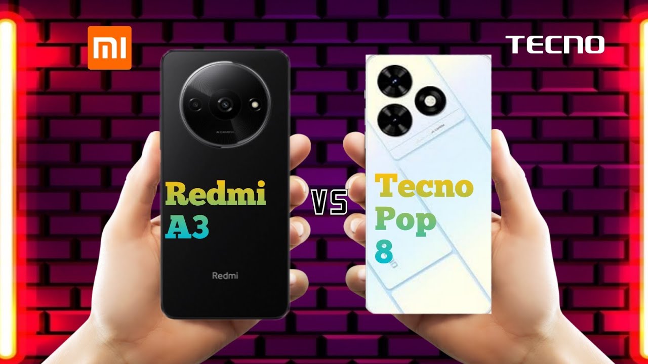 Redmi A3 Vs Tecno Pop 8 ll Full Comparison ⚡which one is best ? - YouTube