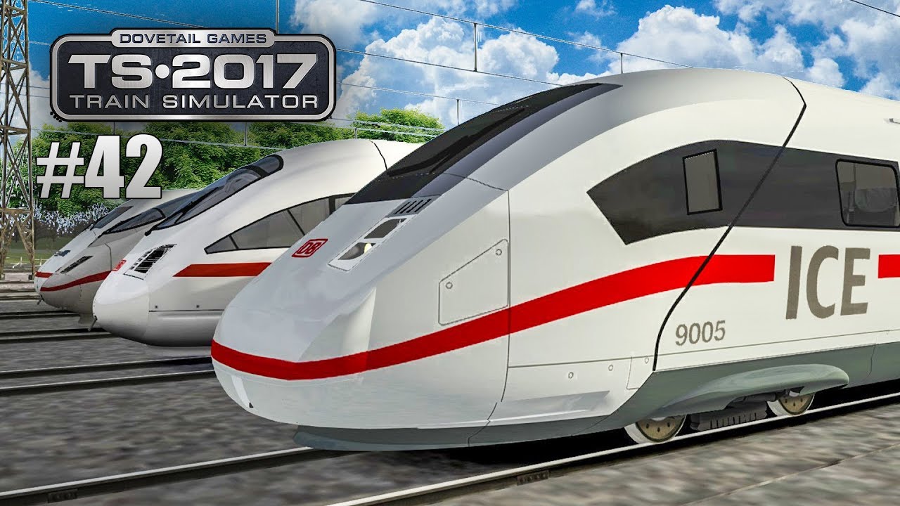 TRAIN SIMULATOR 2017 #42: Der neue ICE 4 der DB auf der Siemens-Strecke! - YouTube