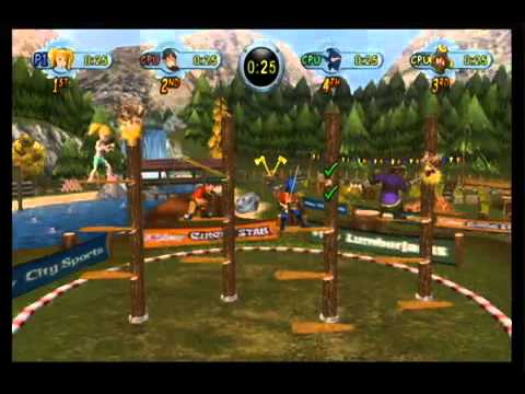 Go Play Lumberjacks Review Wii - YouTube