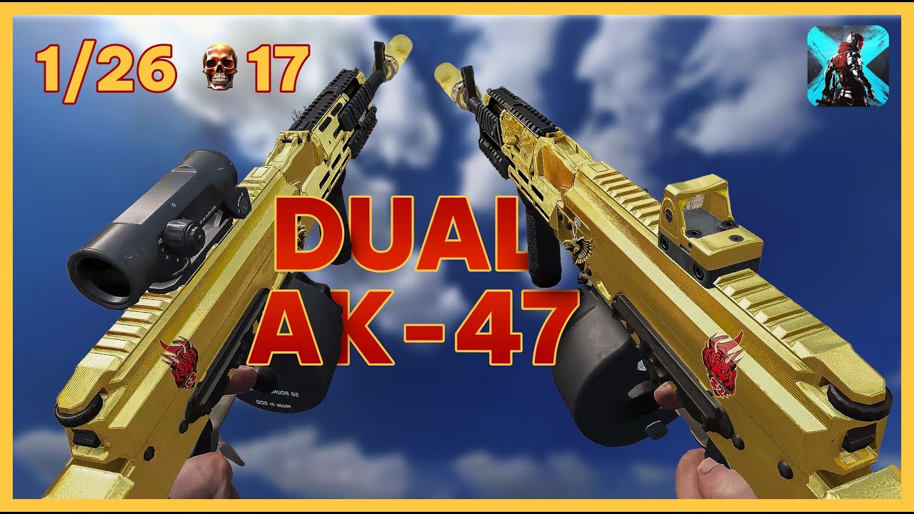 DUAL AK-47 | BLOOD STRIKE SOLO VS. SQUAD INTENSE GAMEPLAY | 2K60 #fps #bloodstrike # ...