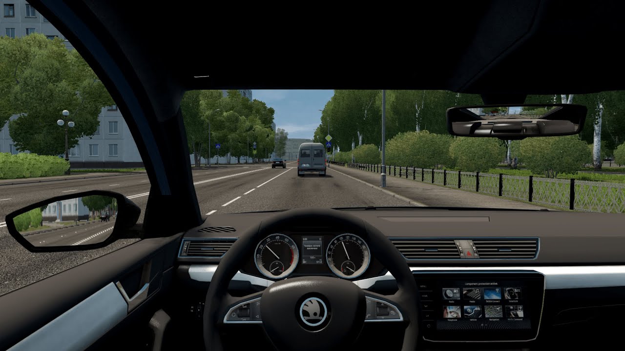City Car Driving - Skoda Superb B8 | Realistic Driving - YouTube