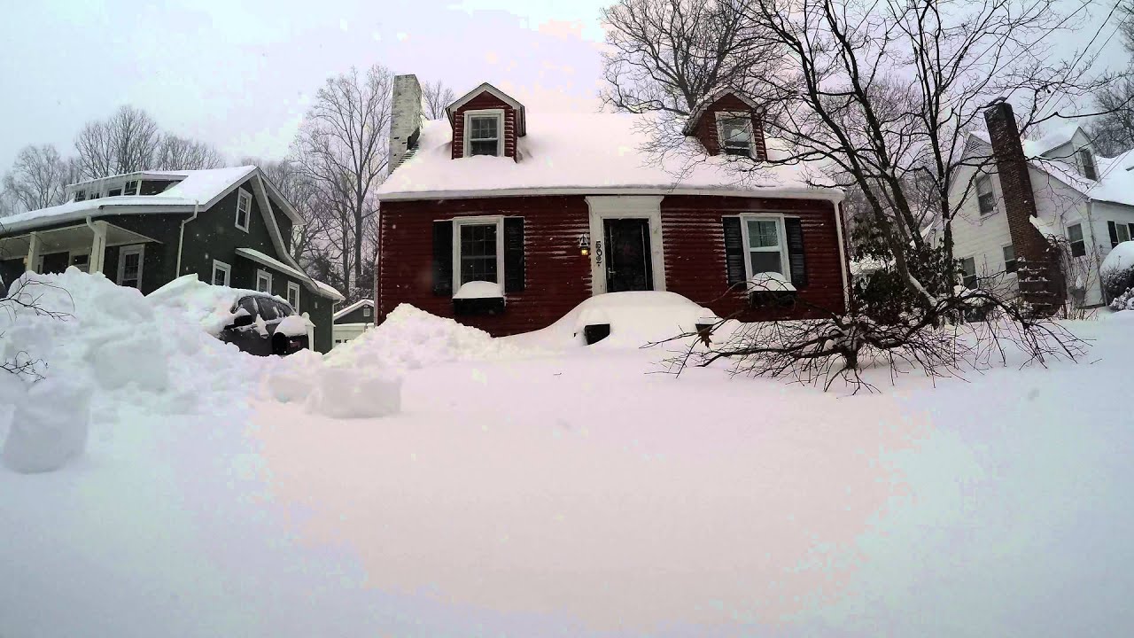 baltimore blizzard 2016 time lapse - YouTube