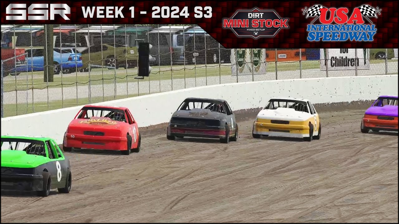 iRacing Dirt Mini Stock Series at USA International Speedway | First ...