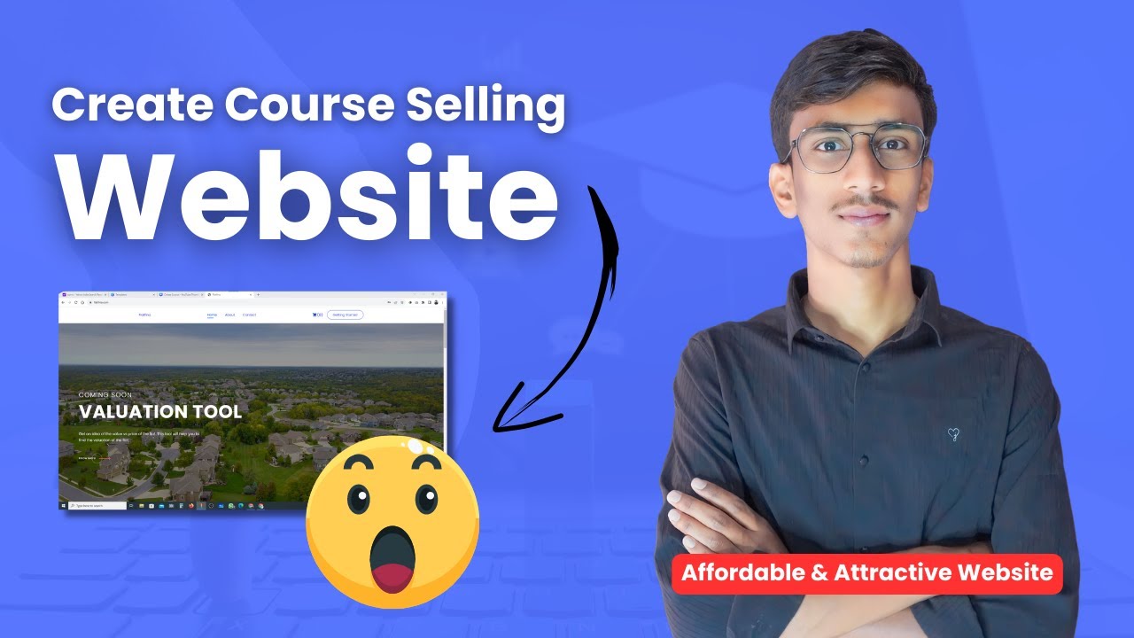 😮 Create Attractive Course Selling Website | How to Make an Online ...