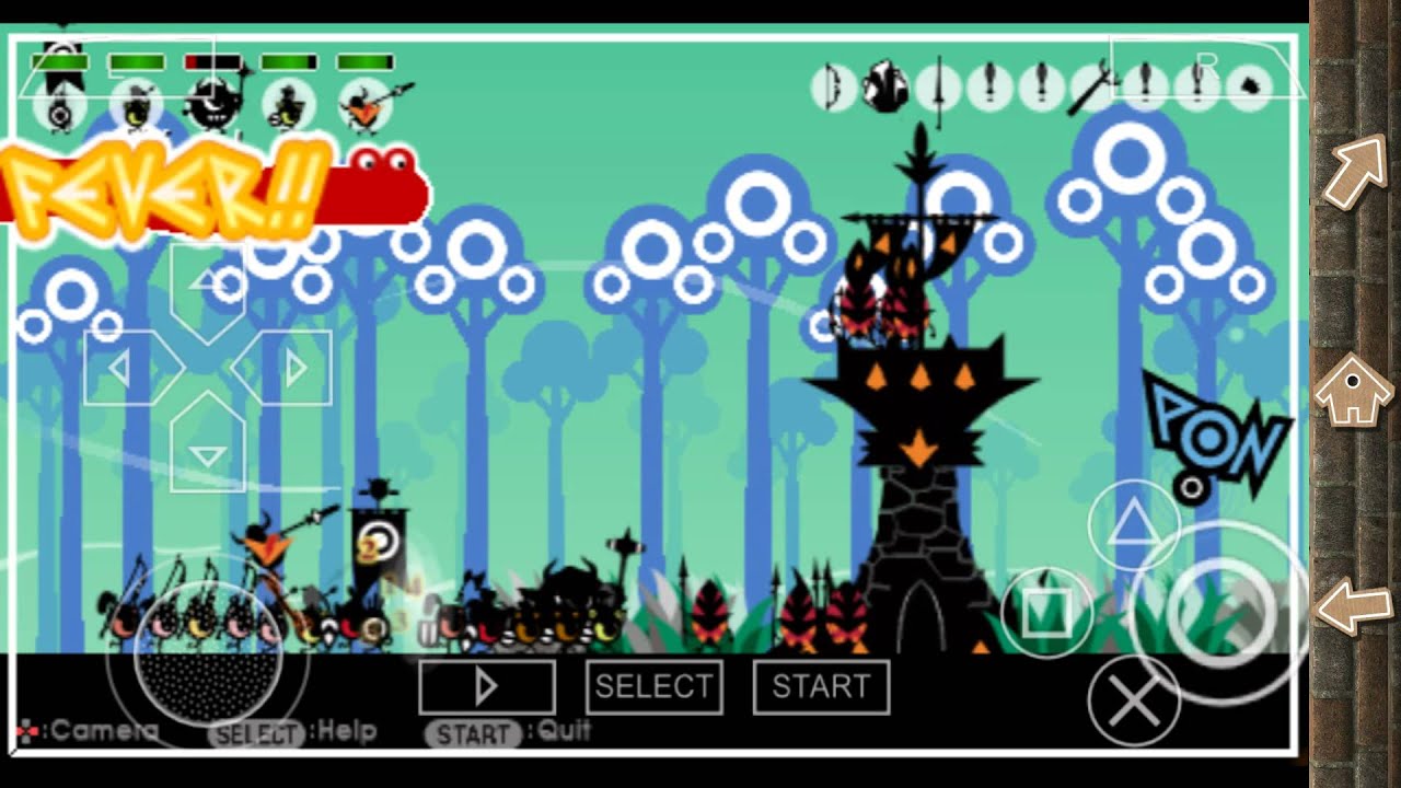 Patapon 2 - Karmen Fortress in Usso Forest Lv 3 - YouTube