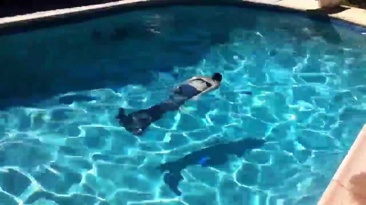 Homemade mermaid tail - YouTube