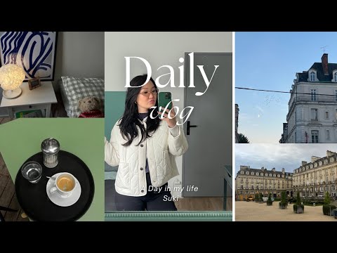 My First Mini Vlog | Life in Rennes, France 🇫🇷