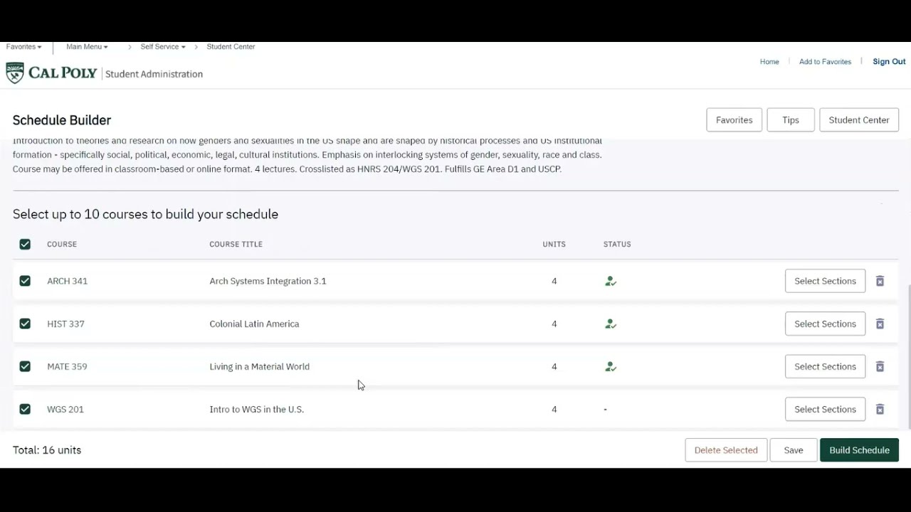 Swapping classes using Schedule Builder - YouTube