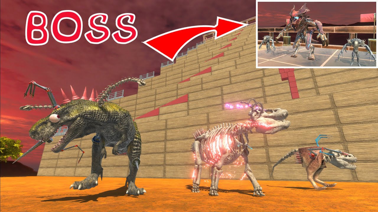 Monsters Mutants Go Up to the Boss, Fighting the enemy - Animal Revolt ...