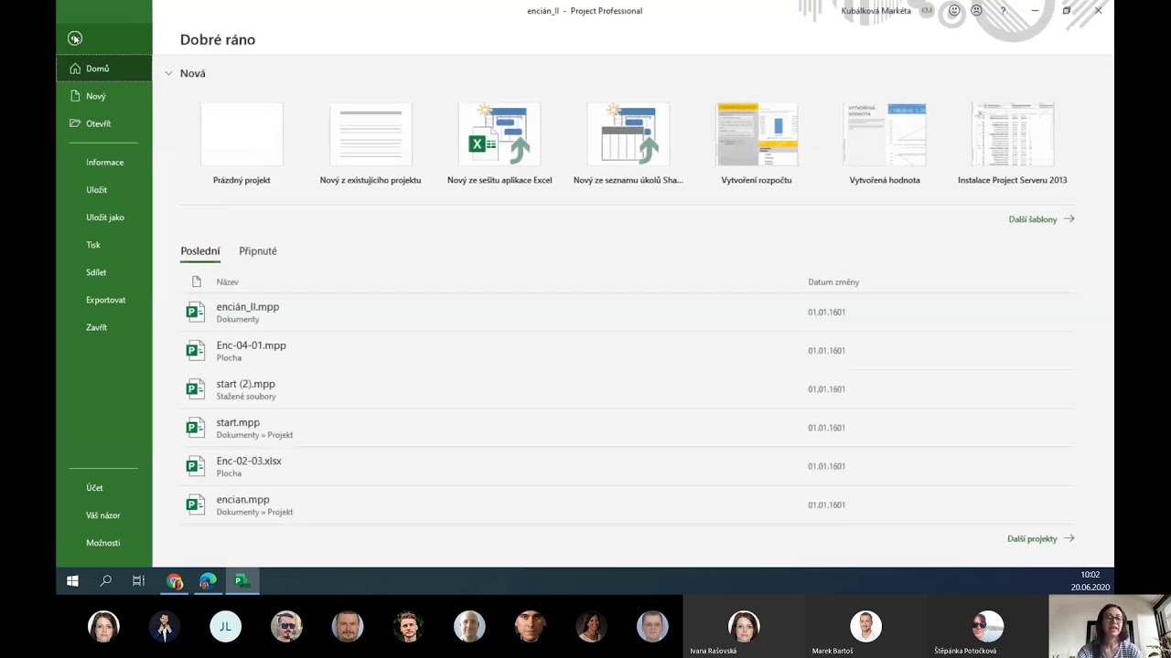 P2 Microsoft Project: úvod - YouTube