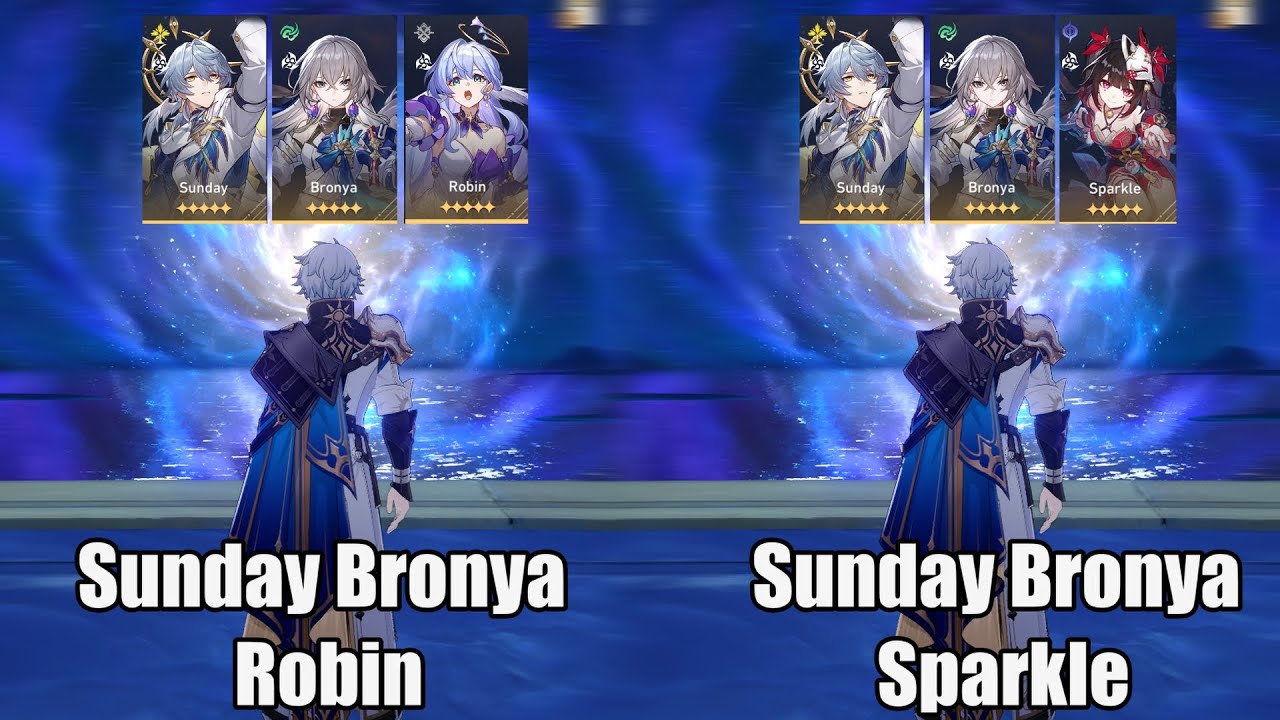 How Much Does Sunday Bronya Robin Vs Sunday Bronya Sparkle Buff Phainon ...