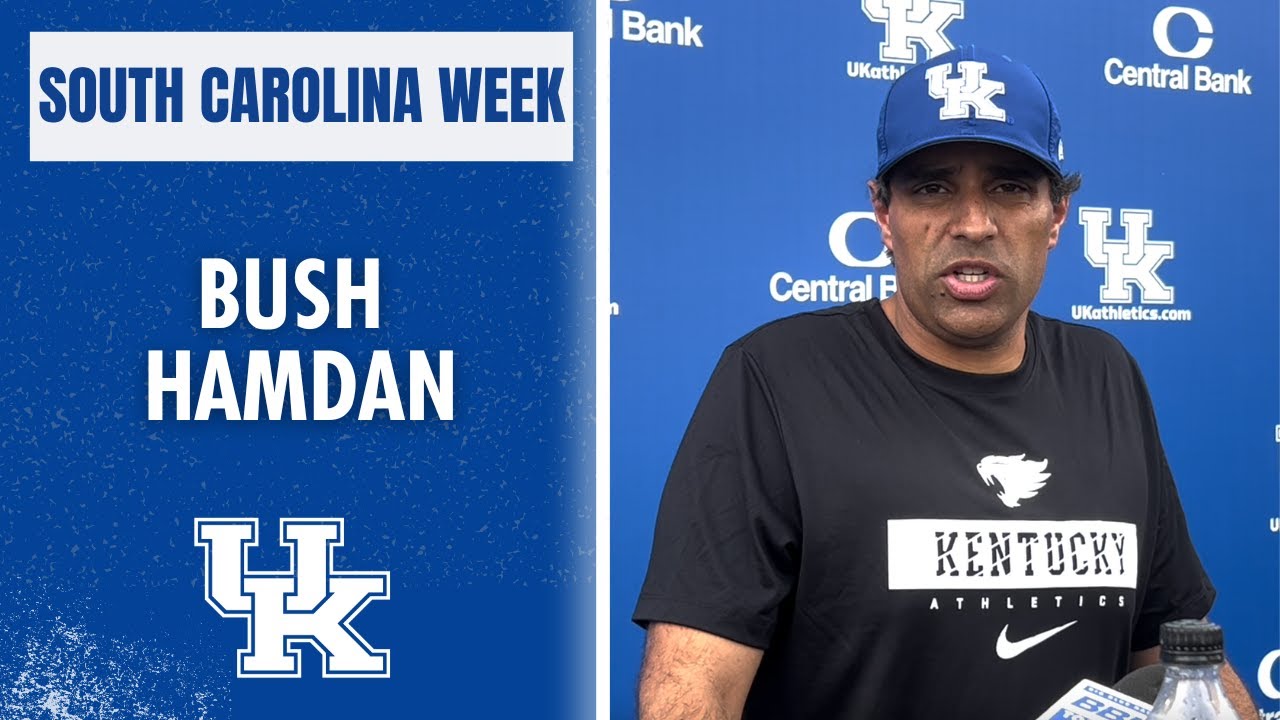 Bush Hamdan, Kentucky Offensive Coordinator, Previews South Carolina ...