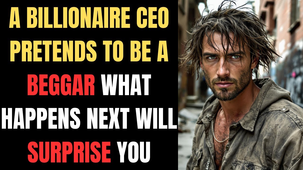 A Billionaire CEO Pretends to Be a Beggar What Happens Next Will ...