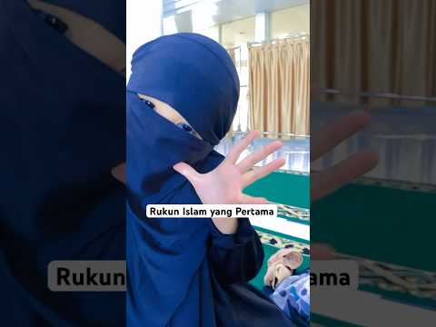 Ukhti ber cadar viral syahadat #bercadar #funny #shorts #viralvideo #ukhti #cute #rukunislam #fyp