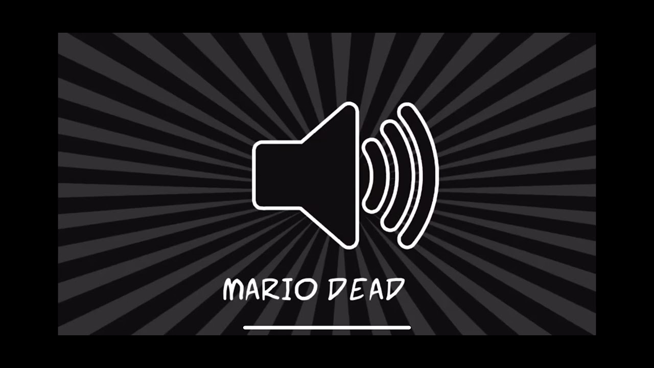 Mario death sound effect (re upload) - YouTube