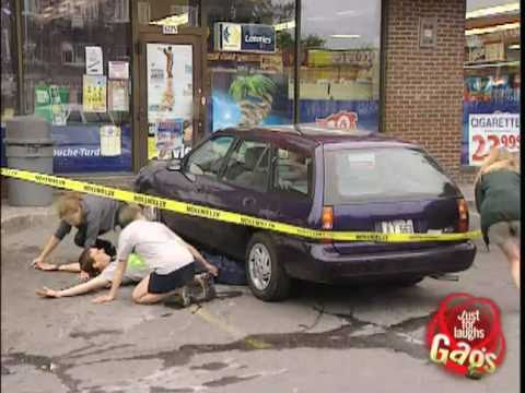 Parking lot hit and run prank - YouTube