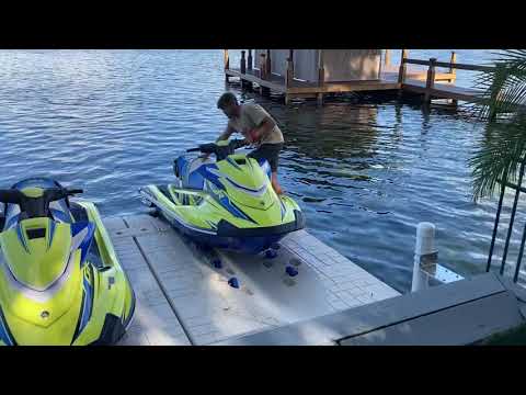 Wave Armor Jet Ski Dock PWC Lift - YouTube