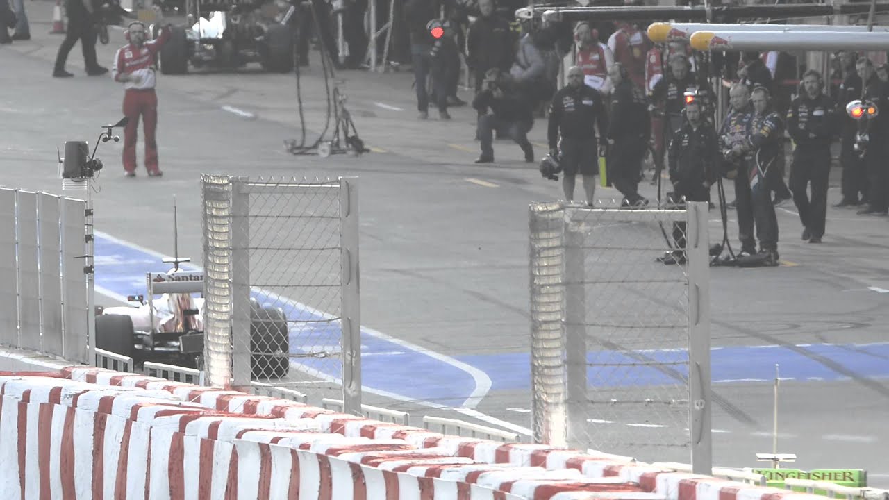 Barcelona main straight Formula 1 2013 PART 2 - YouTube
