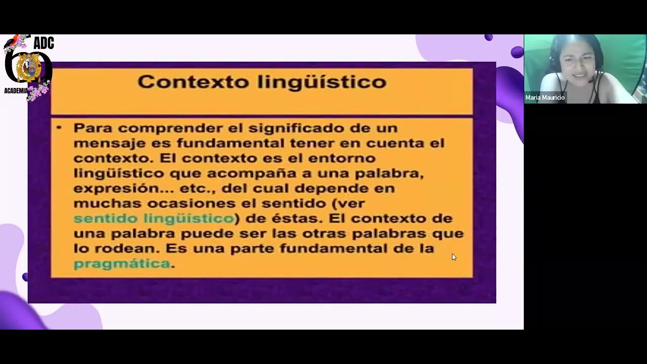 Clase 3 HABILIDAD VERBAL - SENTIDO CONTEXTUAL - YouTube