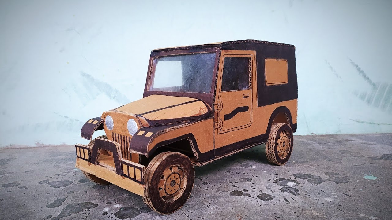 How to make Thar from cardboard / homemade cardboard thar - YouTube