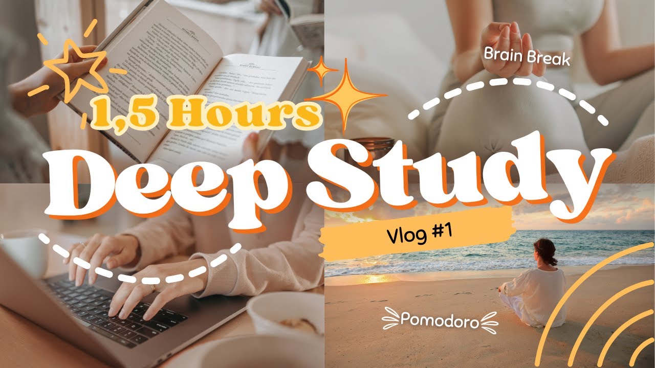 Study With Me | 1,5 Hours of Deep Focus and Productivity - YouTube