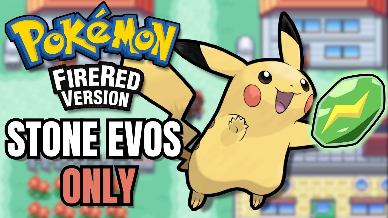 Can I Beat Pokémon FireRed with ONLY Stone Evolutions? - YouTube