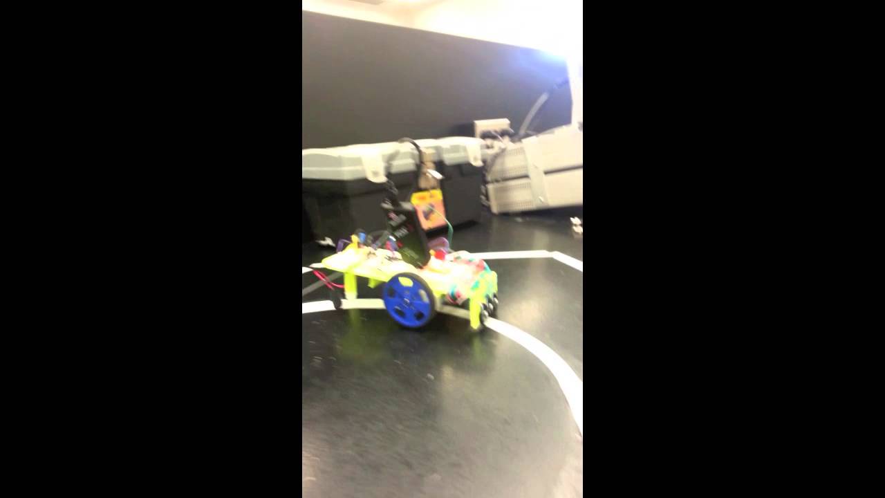 ECE 4951 - Project 1 & 2 - Robot - YouTube
