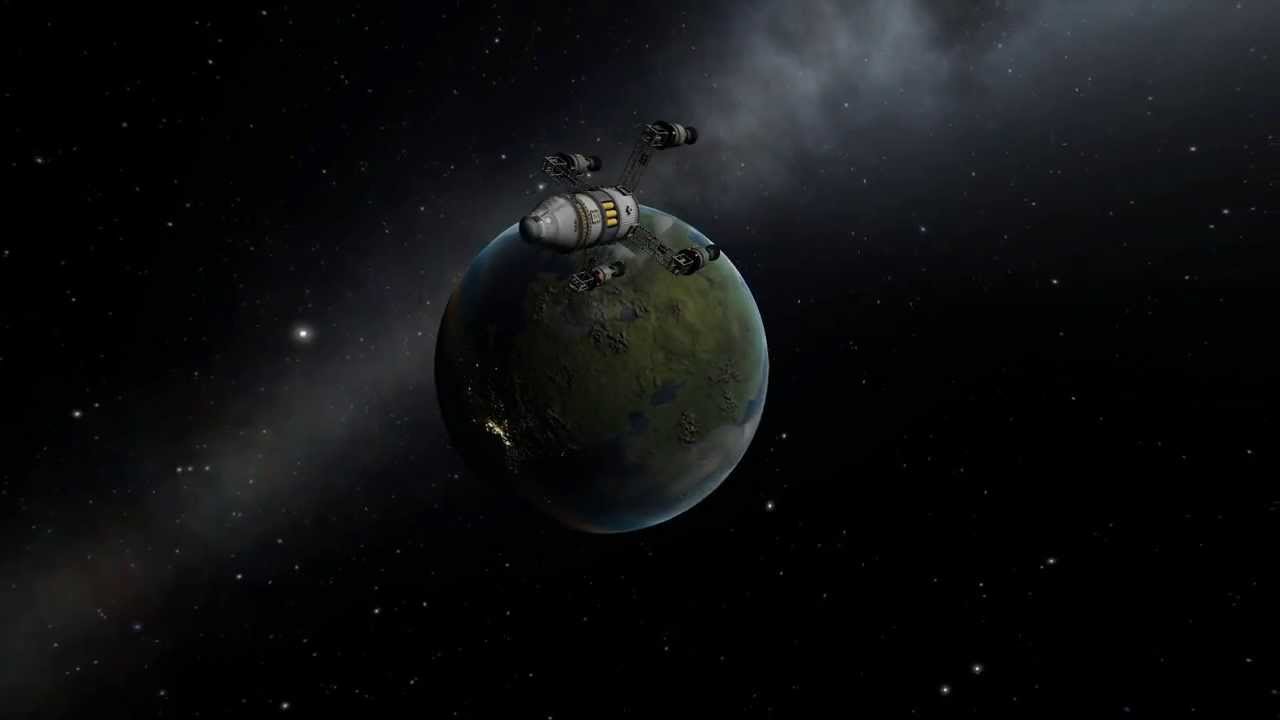 Quick demo of the new Cities and City Lights on Kerbin mod - YouTube