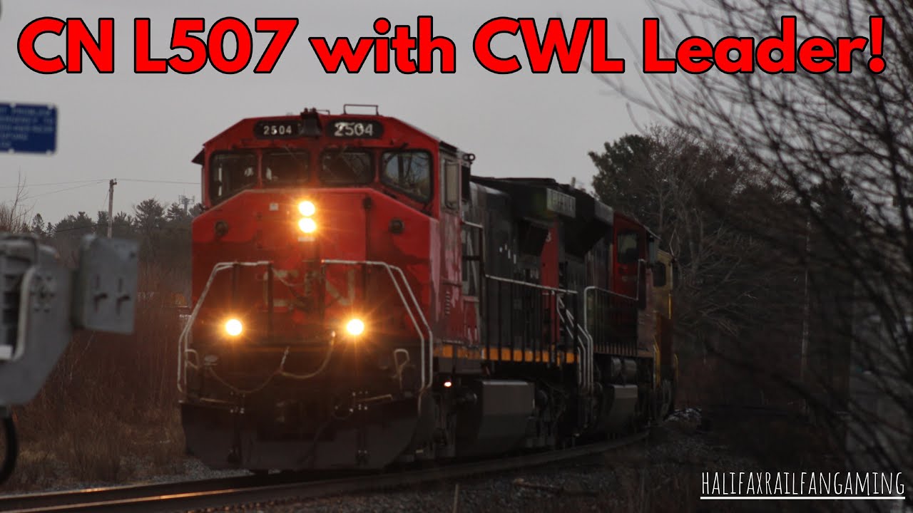 C44-9WL Leader! CN L507 Through Windsor Junction, NS. - YouTube