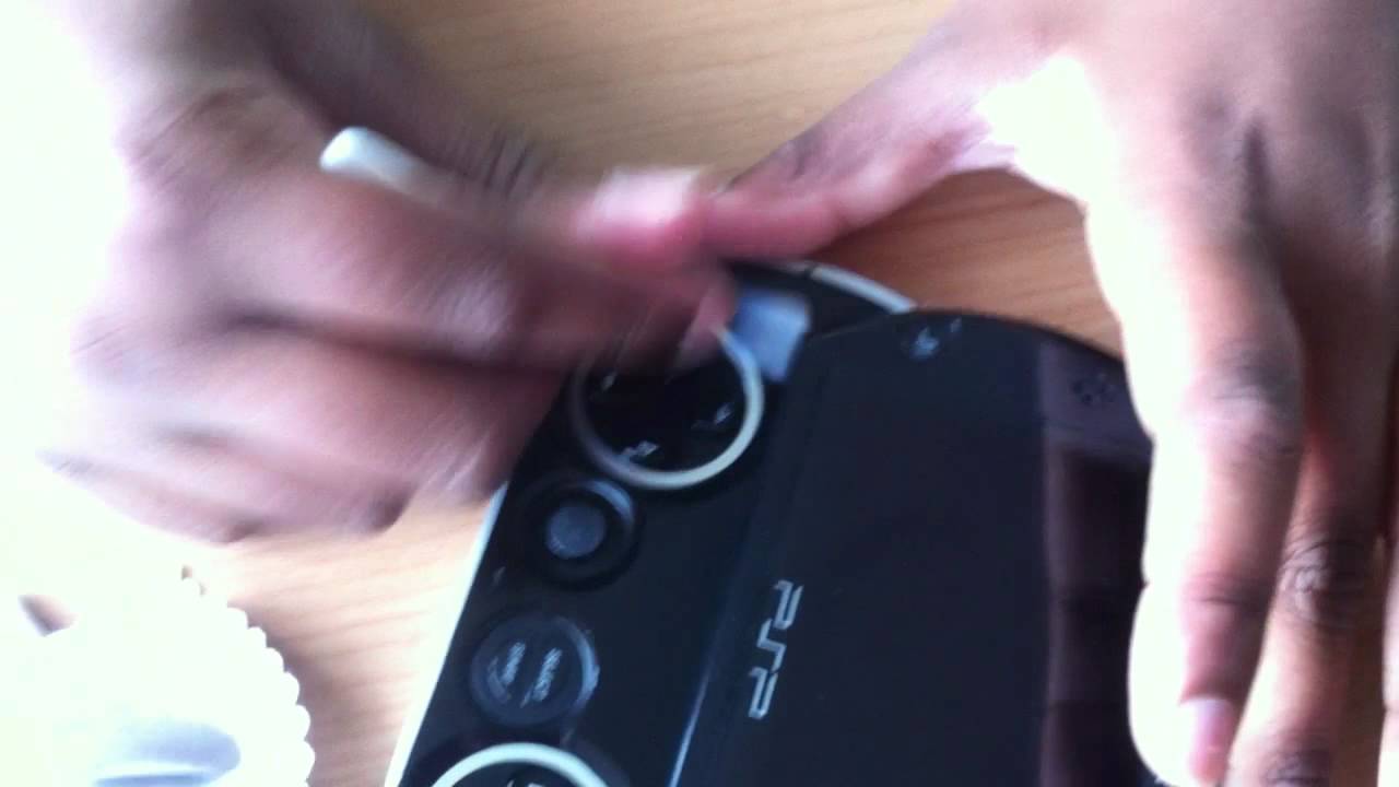 cleaning your PSP GO - YouTube