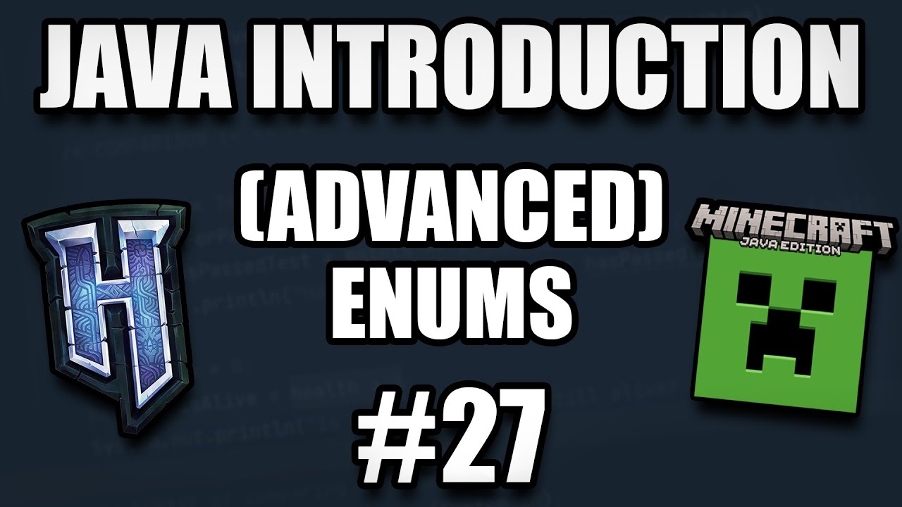 Hytale & Minecraft Modding Java Introduction (2026) #27: Enums - YouTube
