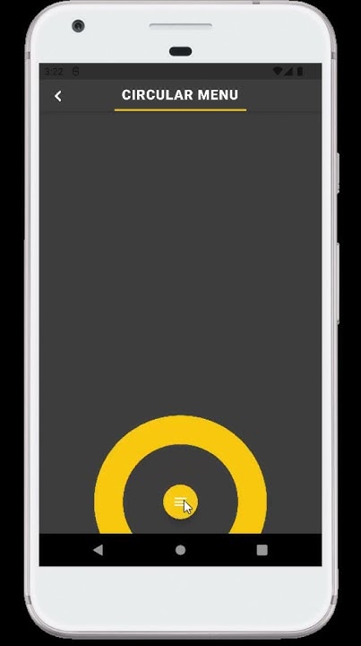 Exploring the Power of Flutter : Circular Menu - YouTube