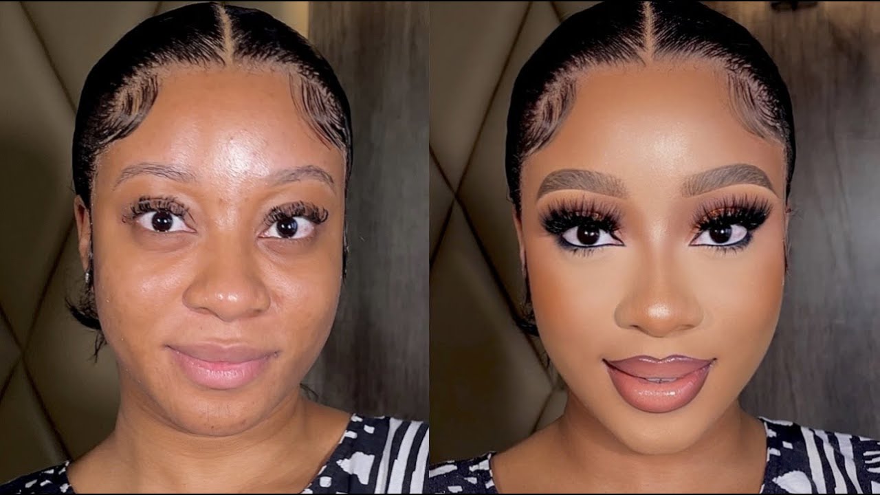 DETAILED MAKEUP TRANSFORMATION TUTORIAL ON MY CLIENT - YouTube