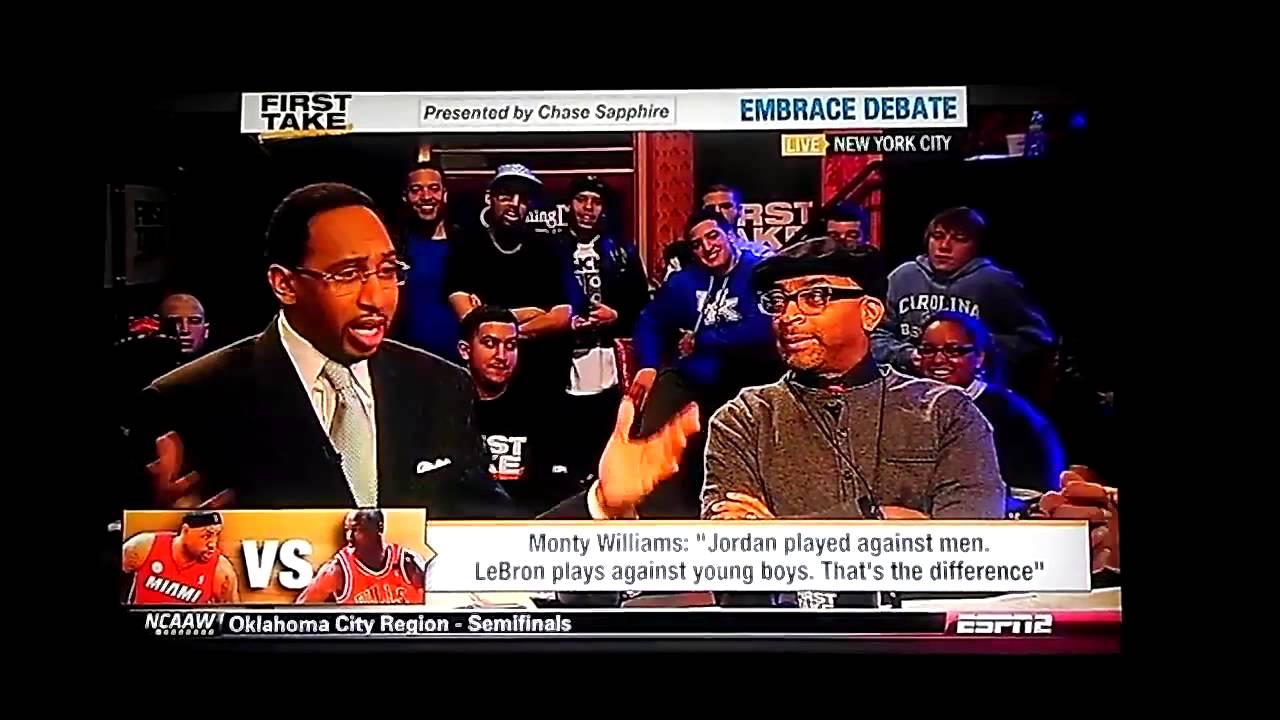 ESPN First Take | Spike Lee talks LeBron James vs Michael Jordan - ESPN ...