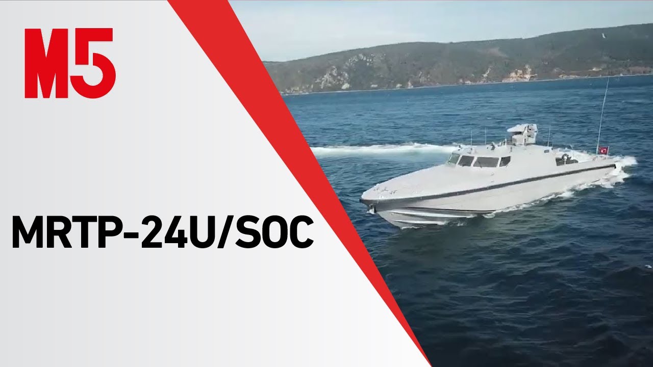SAT Komandoları'nın Yeni Hızlı İntikal Botu: MRTP-24U/SOC - YouTube