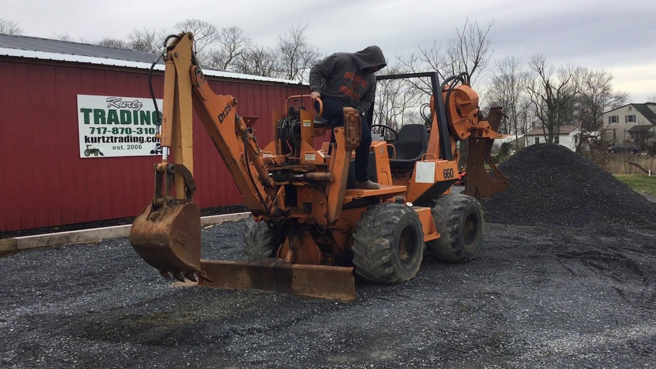 Case 660 Trencher! - YouTube