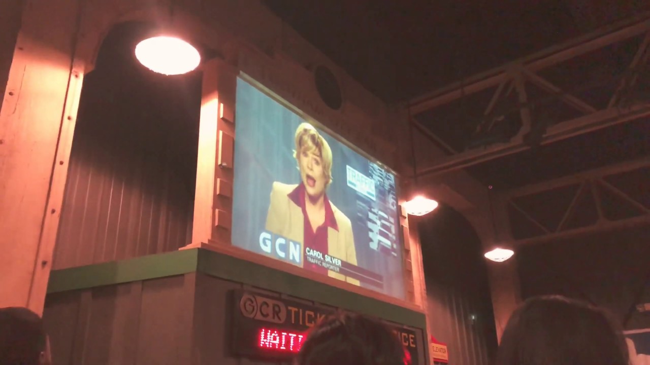 Dark Knight Coaster Queue Preshow - YouTube