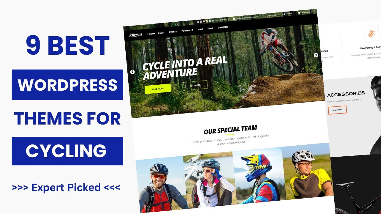 9 Best Cycling WordPress Themes 2025 | Bike WordPress Theme - YouTube
