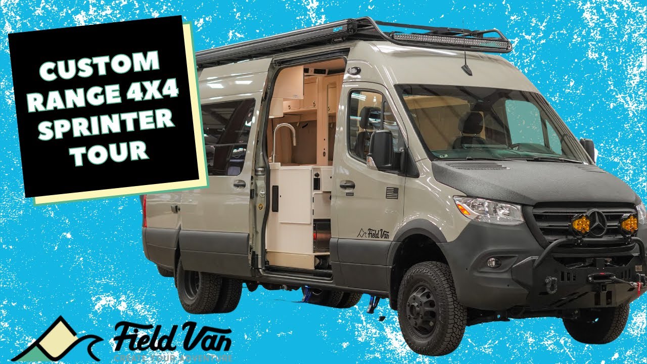VAN TOUR | Custom Range 4x4 Sprinter Tour - YouTube