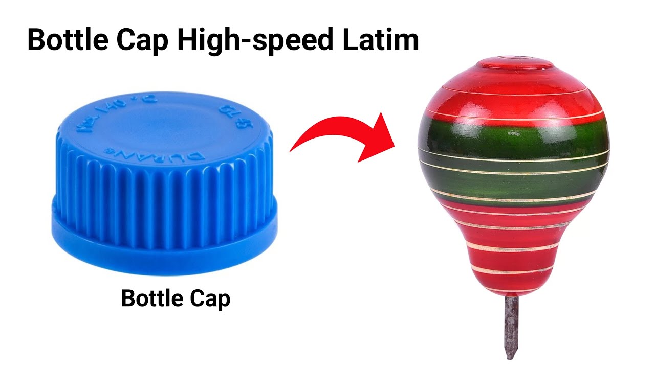 Homemade High Speed Lattu | How to Make Latim at Home | Diy Latim Lattu ...