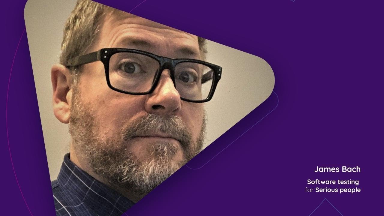 James Bach: Software testing for Serious people - YouTube