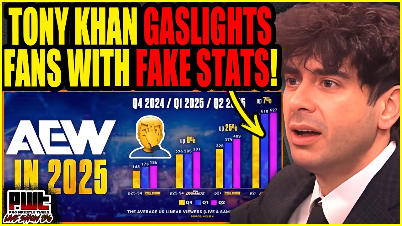 Tony Khan GASLIGHTS Fans With FAKE Chart! AEW Dynamite 300 Ratings TANKED! Dax Harwood SNAPS ...