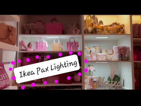 IKEA PAX LIGHTING SET UP - YouTube