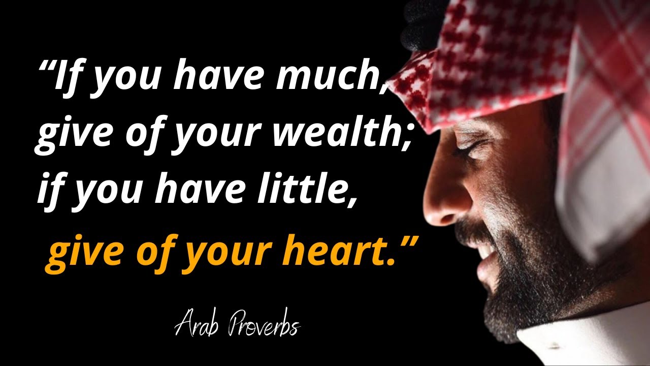 hopefully inspire , 35 Arab Proverbs On Success, || wisequotes, - YouTube