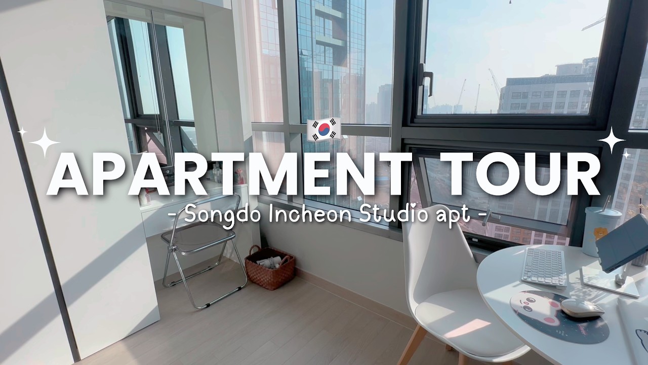Korean Apartment Tour | 🏡 31st floor luxury rent free studio 💸 bright ...