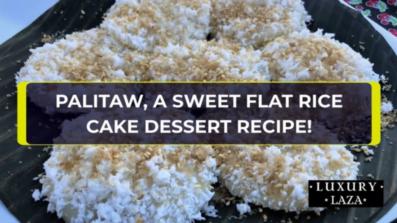 PALITAW, A SWEET FLAT RICE CAKE DESSERT [ TAKE A LOOK AT OUR RECIPES TO ...