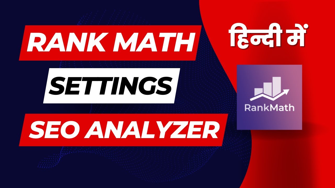 Rank Math Tutorial in Hindi || Rank Math website integration in 2023 ...
